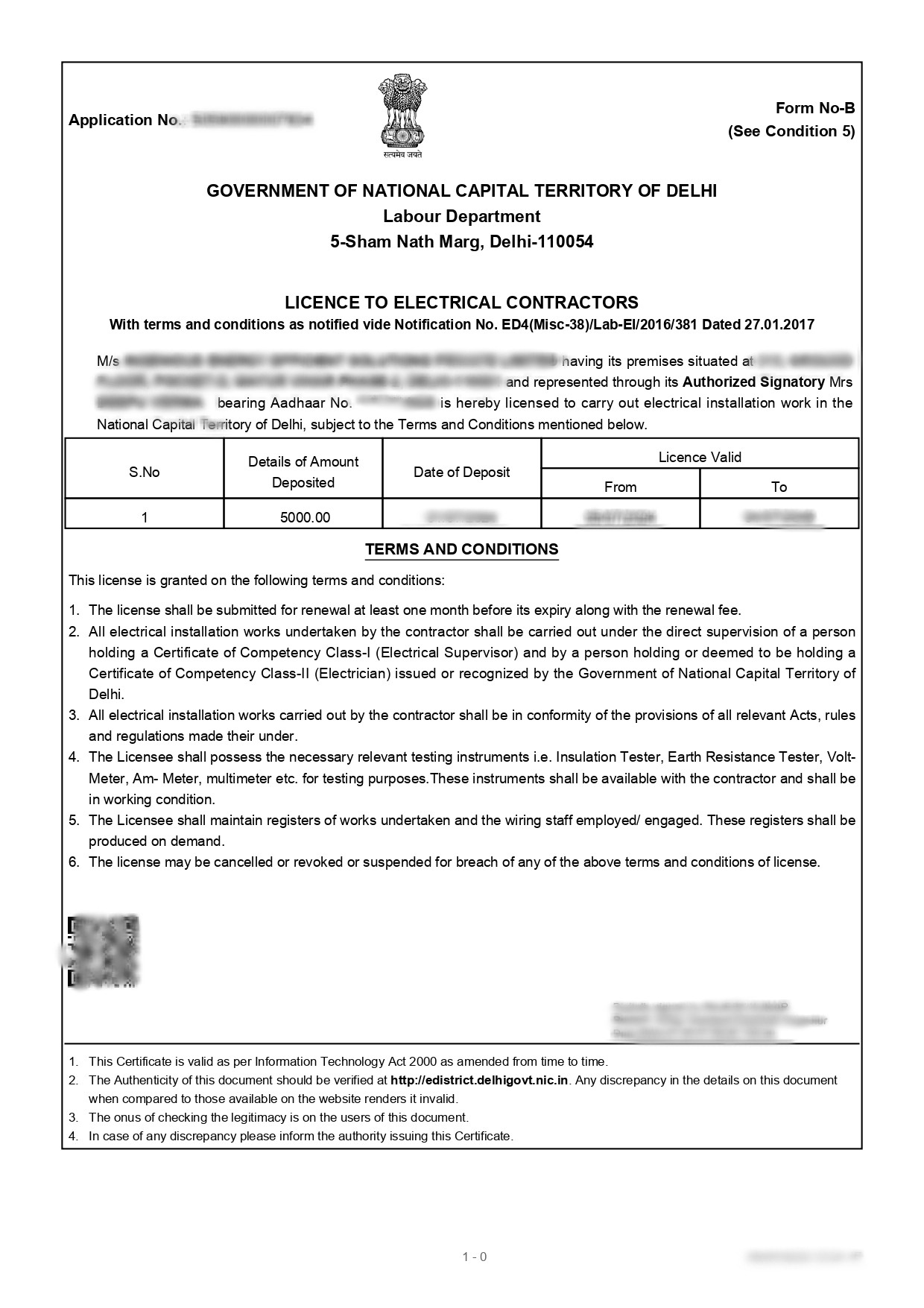 Electrical Contractor License in Delhi – Electrical License Consultancy ...